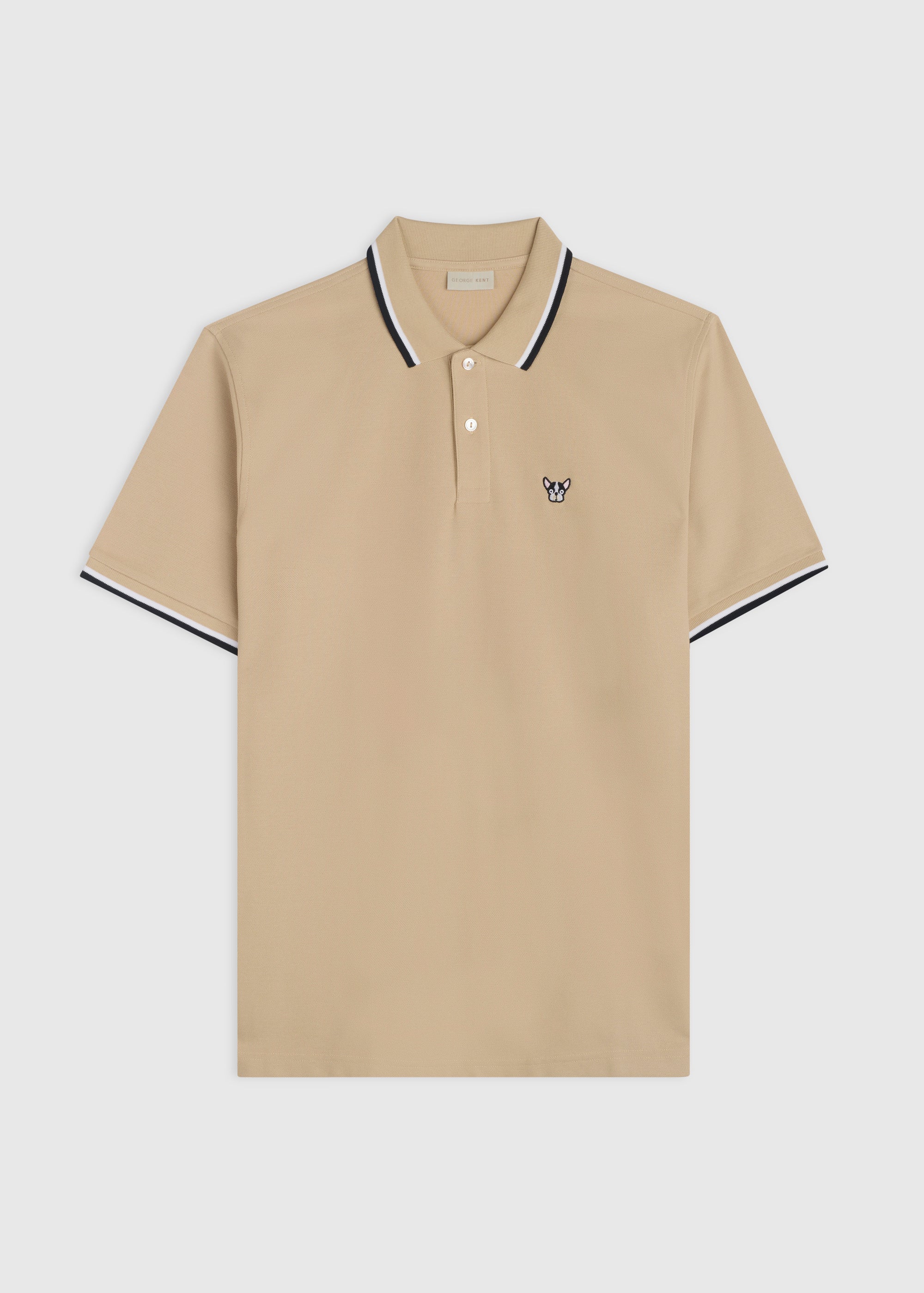 Chelsea Sand White Polo – GEORGE KENT